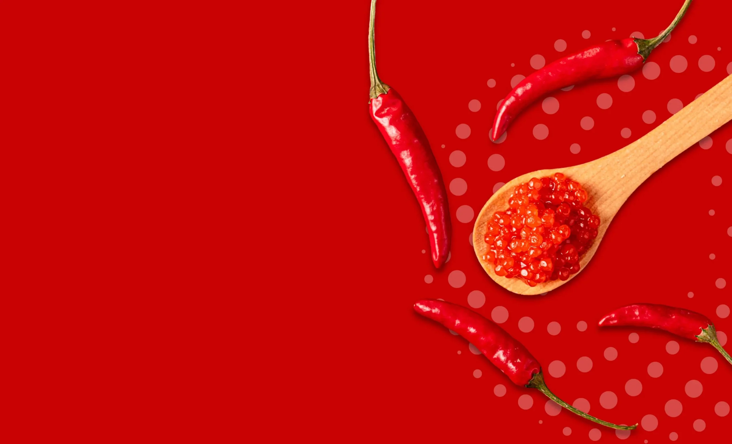 Sriracha hot pearls - Eurocaviar